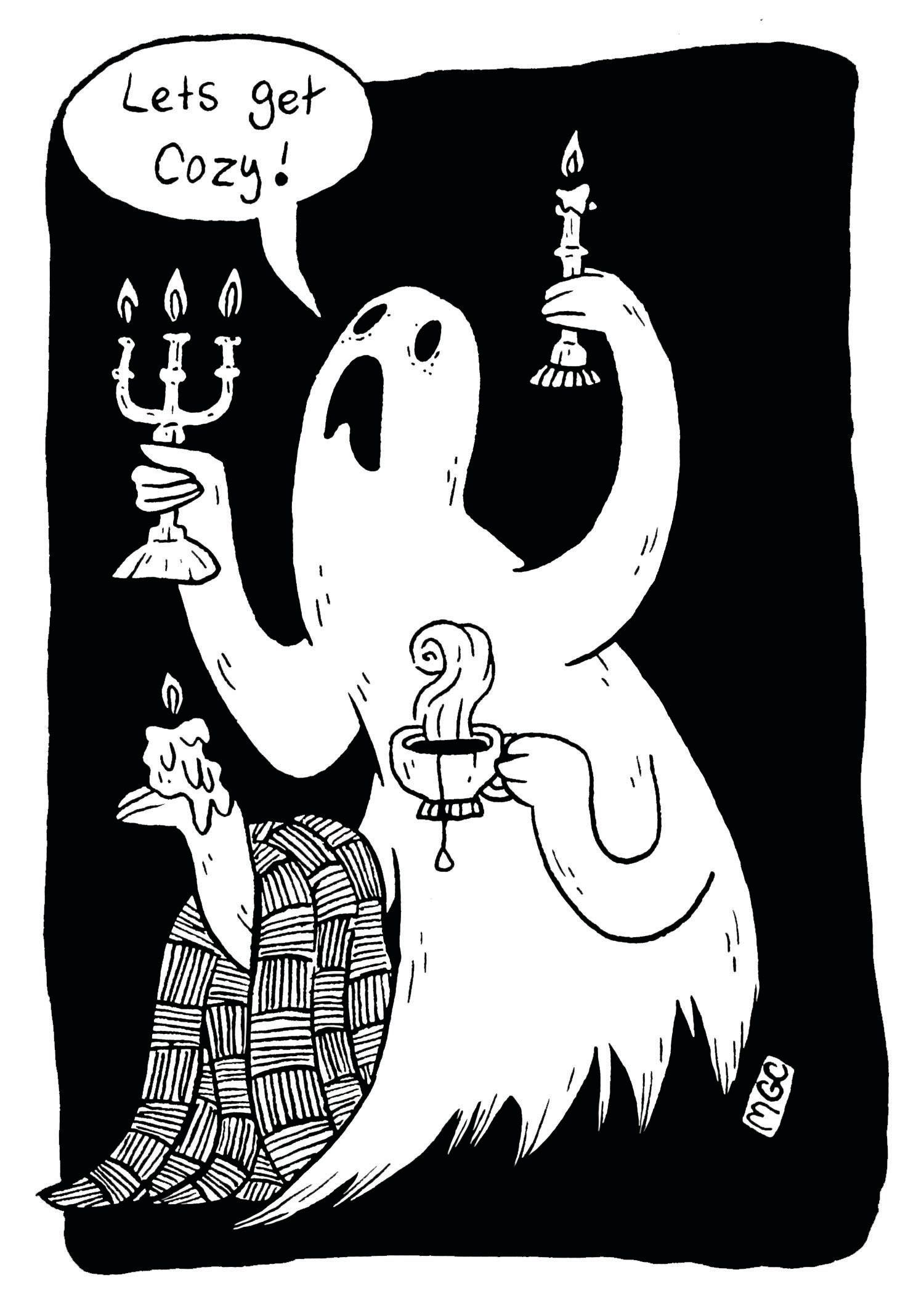 Still Dead Illustrations - Salem Haunted Happenings Marketplace